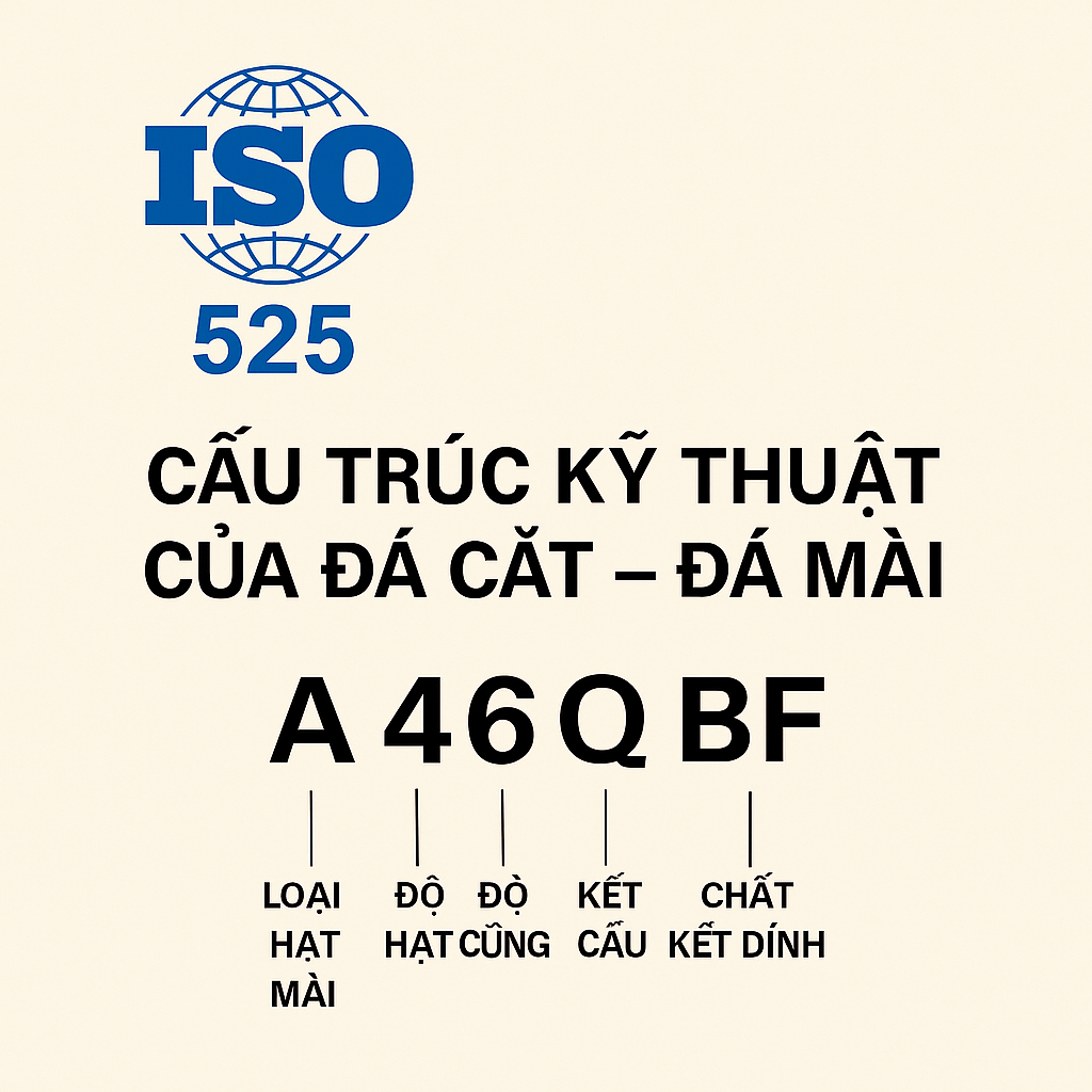 ISO 525: Cấu Trúc Kỹ Thuật Đá Mài – Hướng Dẫn Toàn Diện